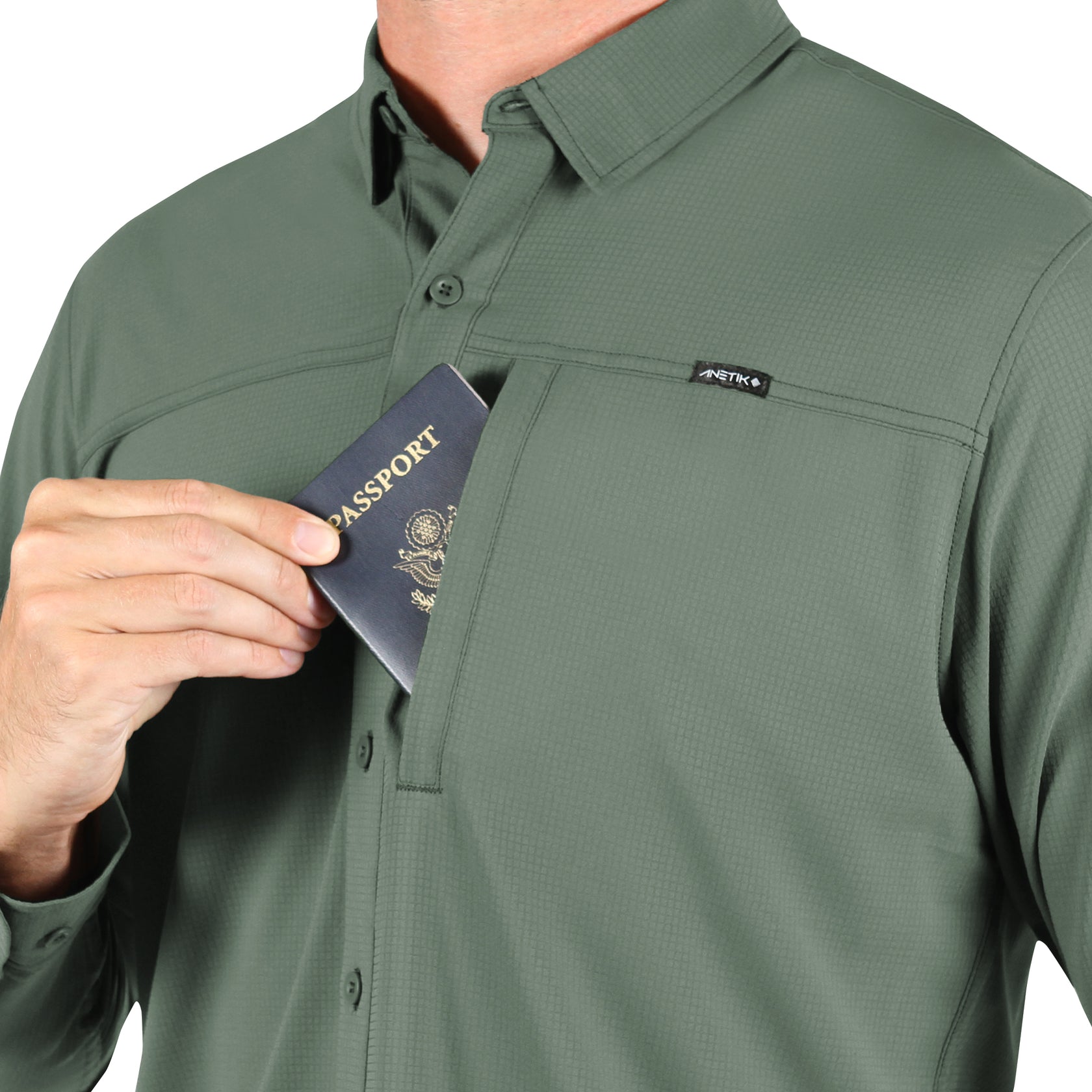 MENS - TECHNICIAN BUTTON UP L/S – ANETIK